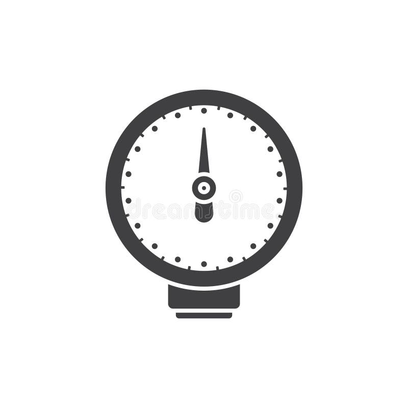 Pressure Indicator Icon Vector Stock Vector - Illustration of ...