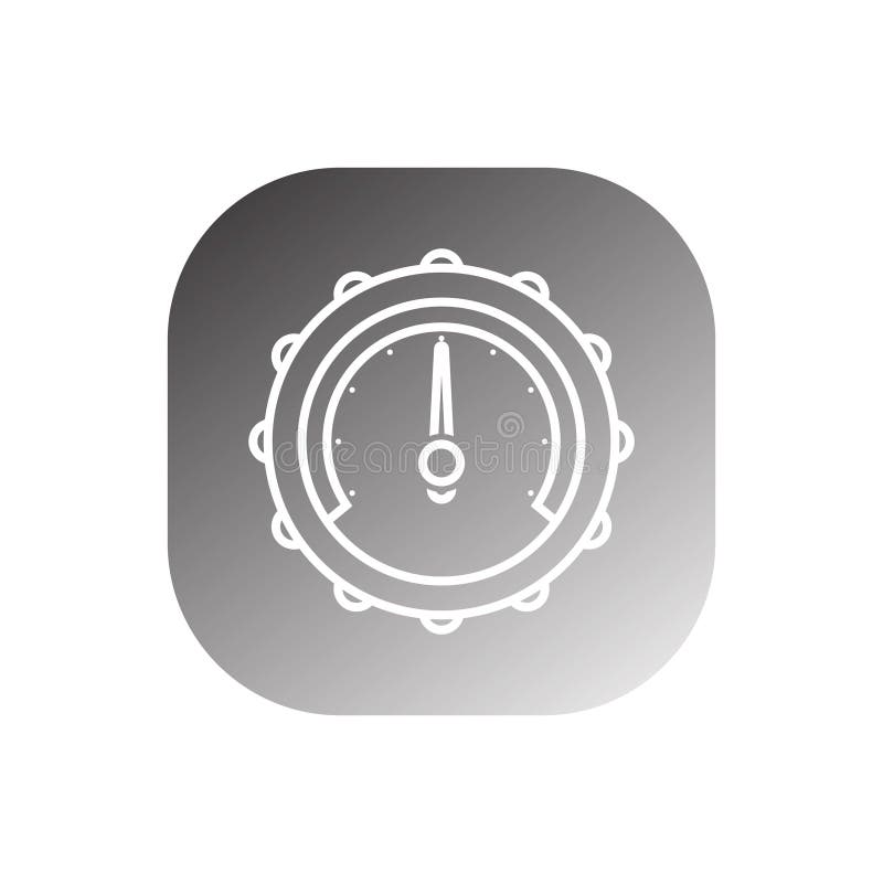 Pressure Indicator Icon Vector Stock Vector - Illustration of full ...