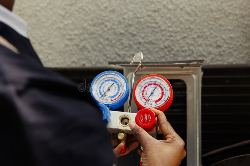 Pressure Indicator Tool Close Up Stock Photo - Image of contractor ...