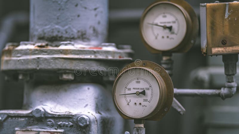 Pressure Measurement Panel in Science Laboratory Stock Image - Image of ...