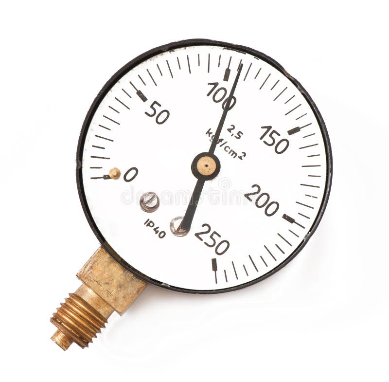 Pressure Measuring Instrument Stock Photo - Image of control, manometer ...