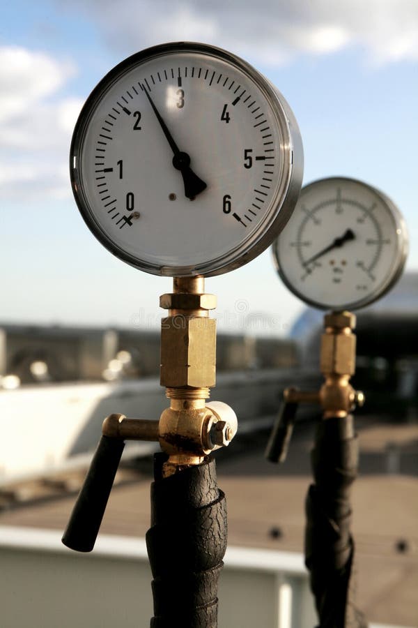 Pressure meter stock image. Image of natural, pascal, maintenance - 4000249