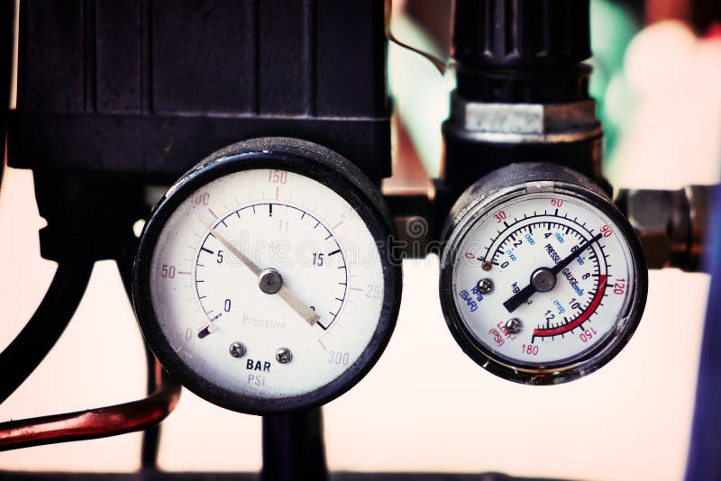 Pressure meter stock image. Image of detail, device, manufacture - 56617289