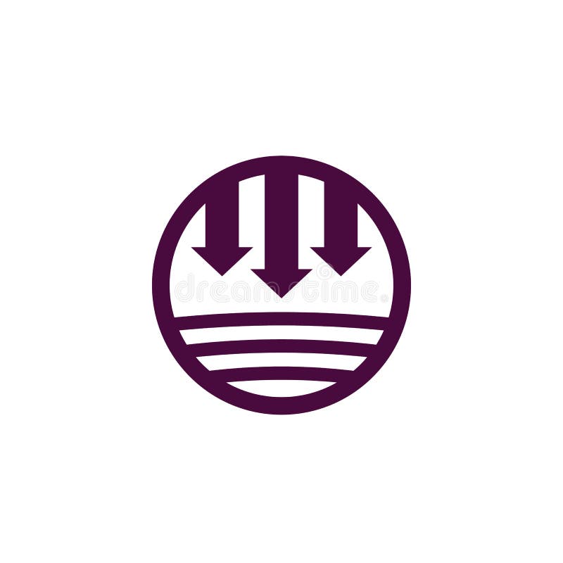 External Pressure Icon, Line Vector Stock Vector - Illustration of line ...