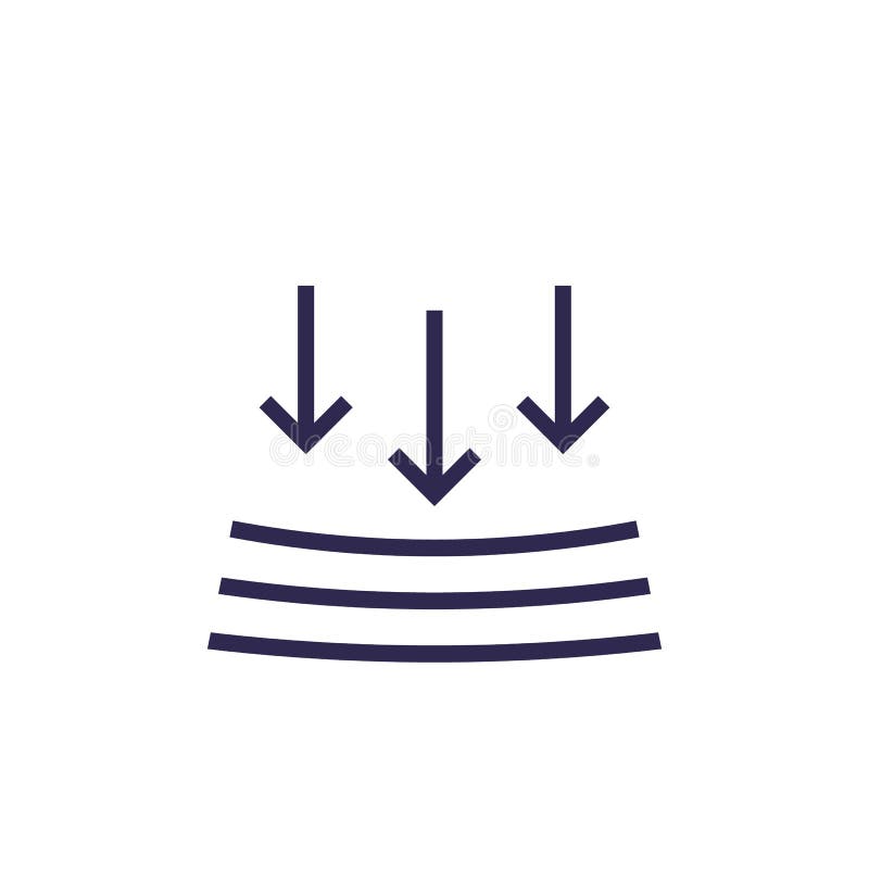 Pressure Resistance, Vector Icon Stock Vector - Illustration of vector ...