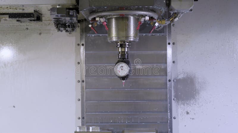 Pressure Sensor in the Milling Machine 4K Stock Video - Video of detail ...