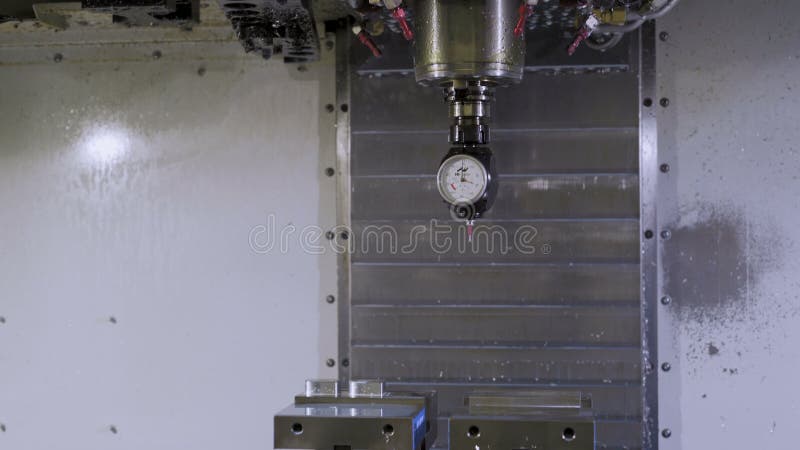 Pressure Sensor in the Milling Machine 4K Stock Video - Video of detail ...