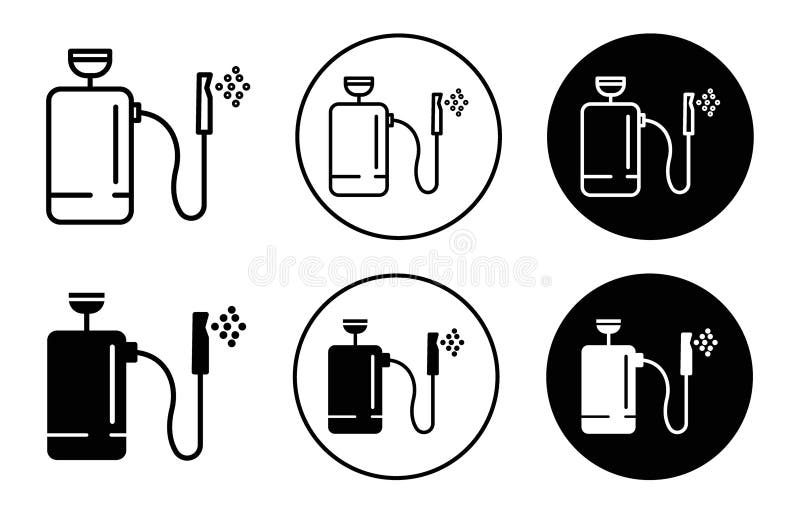 Pressure sprayer icon stock vector. Illustration of pump - 325375359