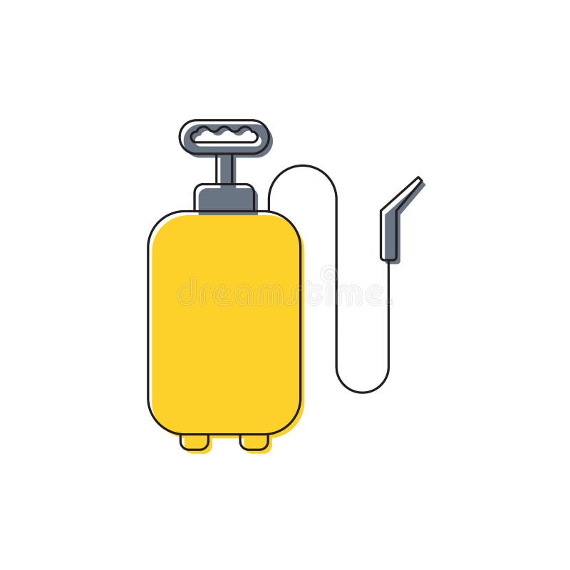 Pressure Sprayer Vector Icon Symbol Isolated on White Background Stock ...