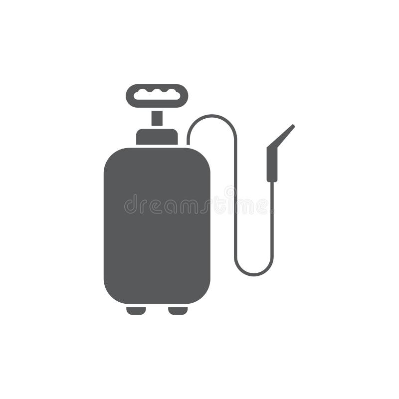 Pressure Sprayer Vector Icon Symbol Isolated on White Background Stock ...