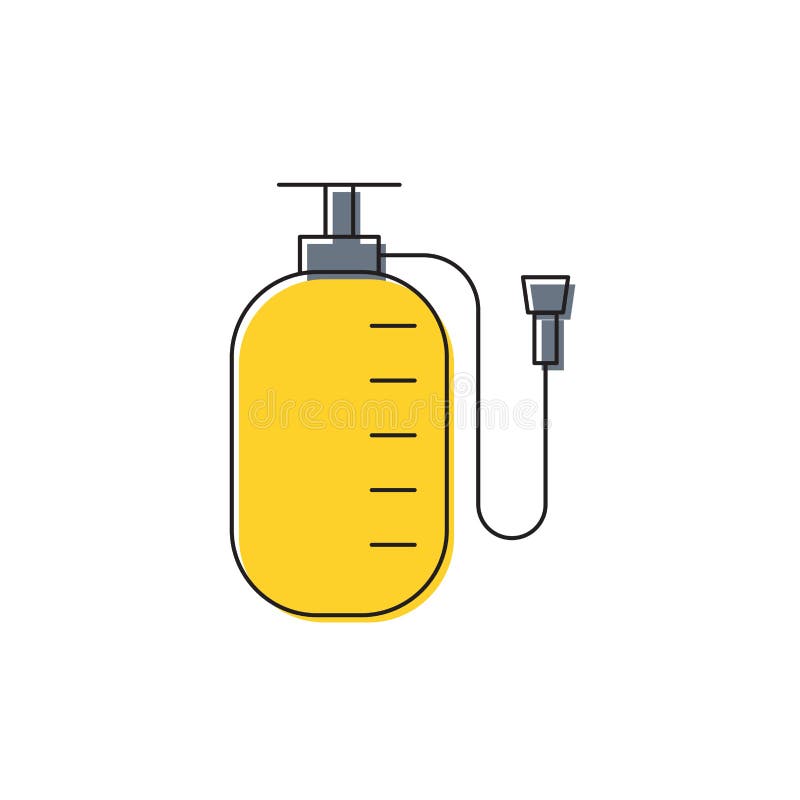 Pressure Sprayer Vector Icon Symbol Isolated on White Background Stock ...