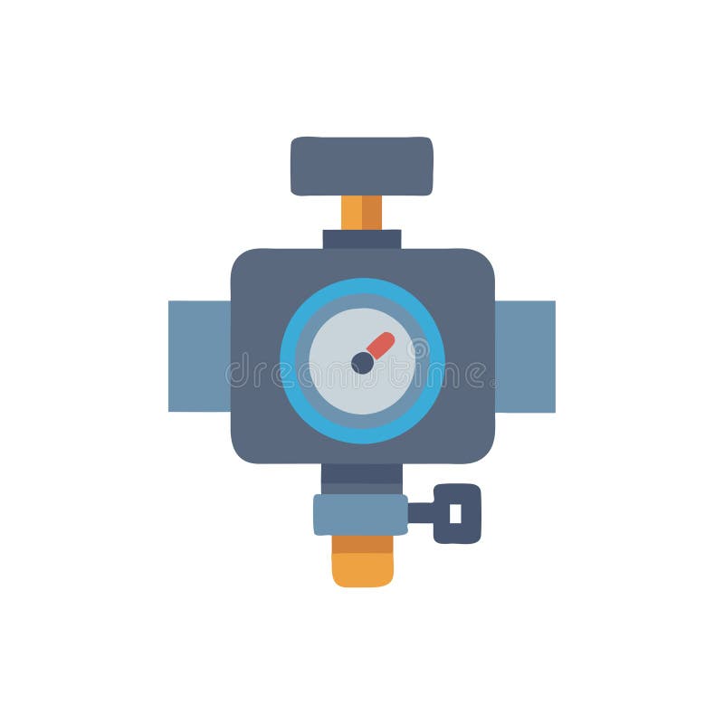Pressure Tank Control Switch Symbol Stock Illustration - Illustration ...