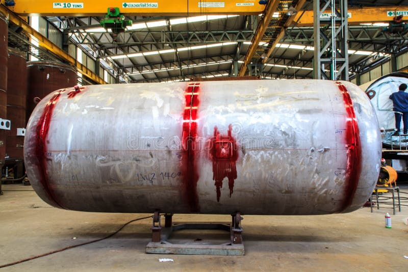 Pressure tank test . stock image. Image of fuel, stack - 33636881