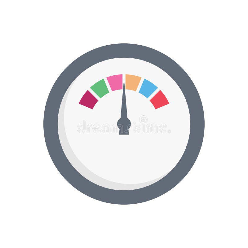 Pressure Vector Flat Colour Icon Stock Vector - Illustration of icon ...