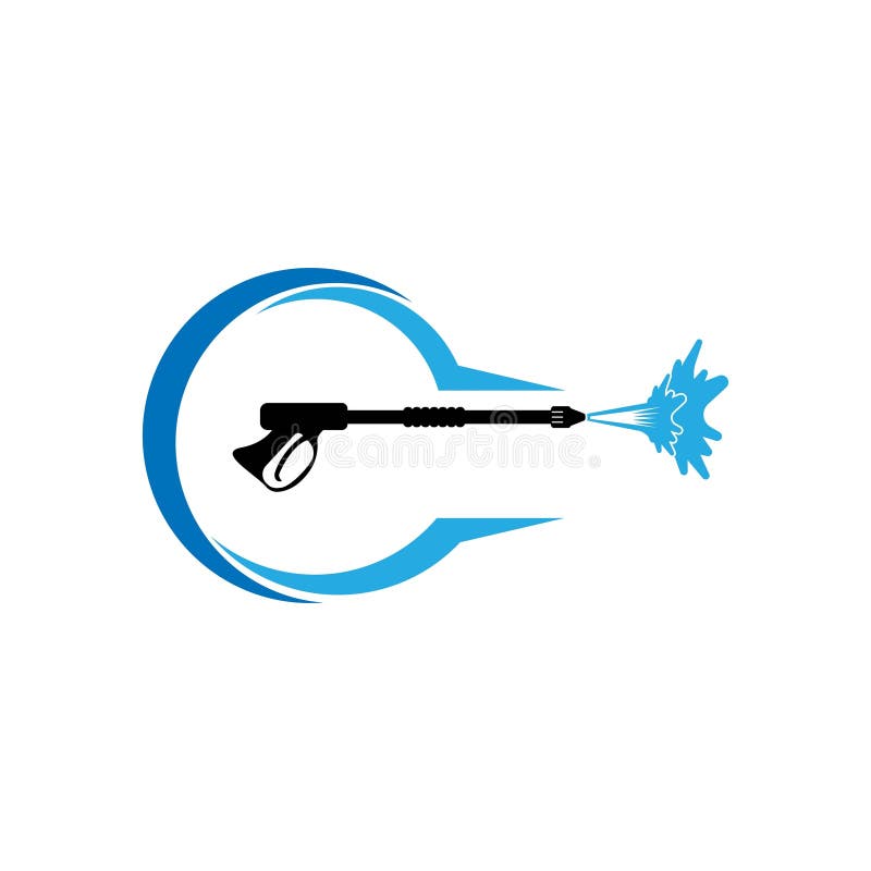 Pressure Washing Logo Template. Cleaning Vector Design Stock Vector ...
