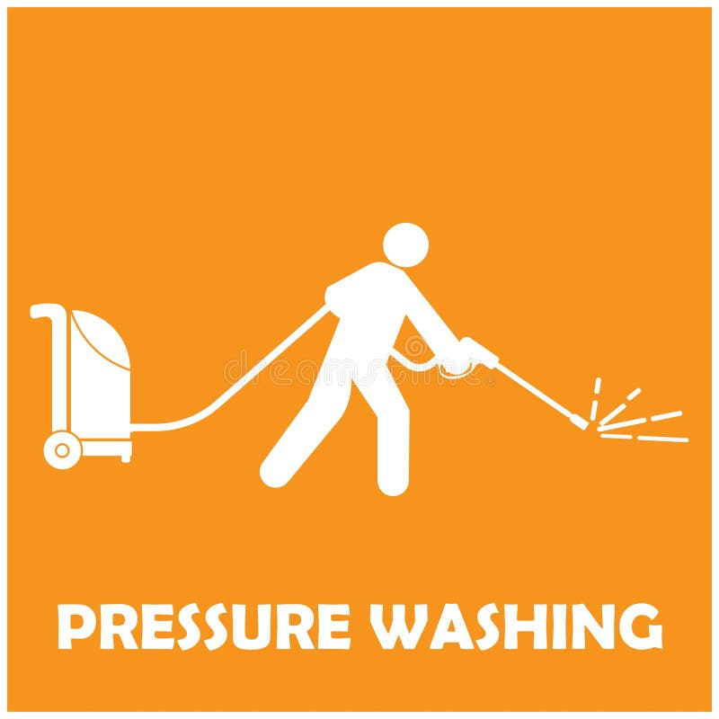 Pressure Washing Logo Template. Cleaning Vector Design Stock Vector ...