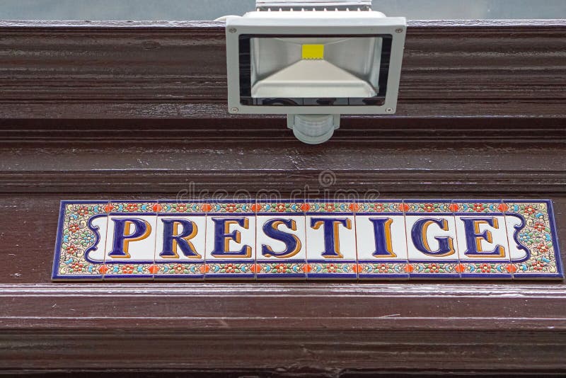 Prestige tiles editorial image. Image of letters, font - 228567120