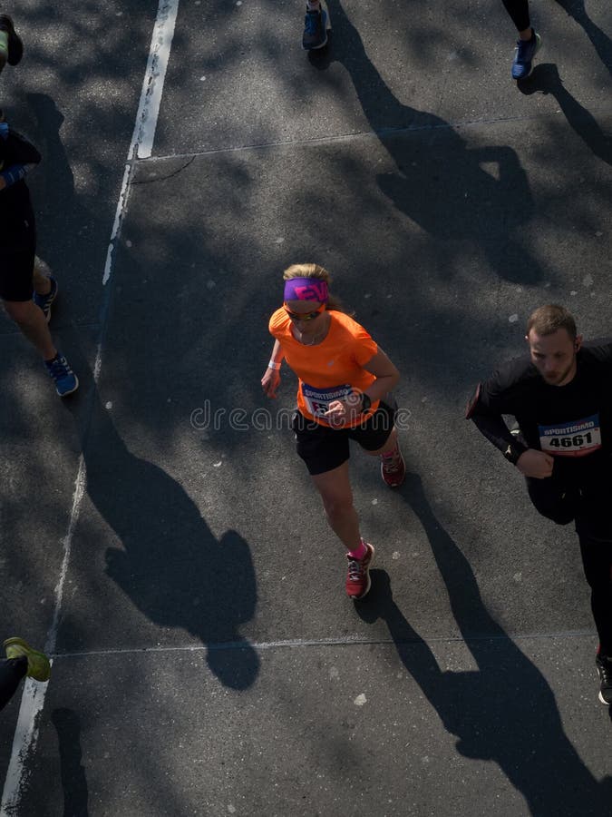 The Prestigious Running Race Sportisimo Prague Half Marathon Editorial Photo - Image of czech ...