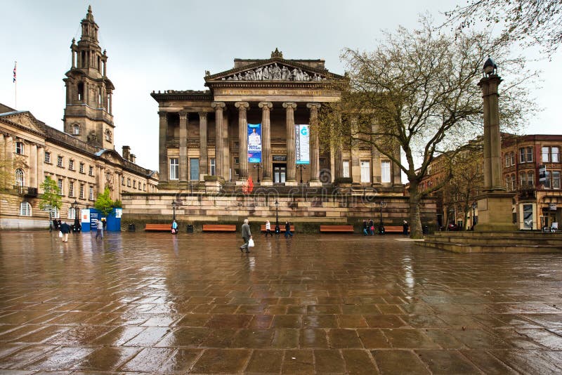 Preston city center editorial stock image. Image of england - 25239549