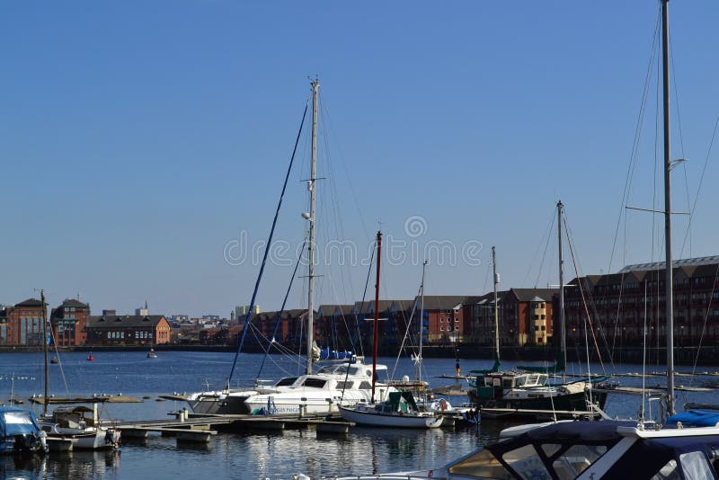 Preston Docks stock image. Image of water, lancashire - 30323979