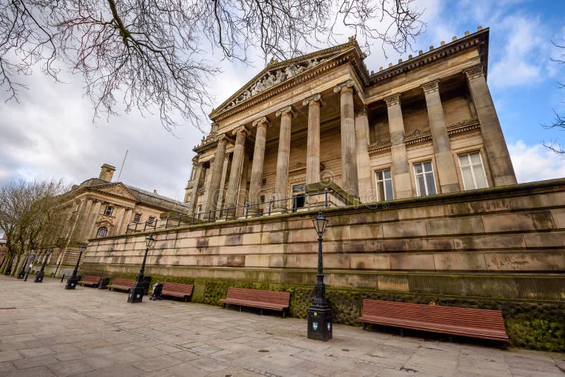 Preston Lancashire England Regno Unito Immagine Stock - Immagine di ...