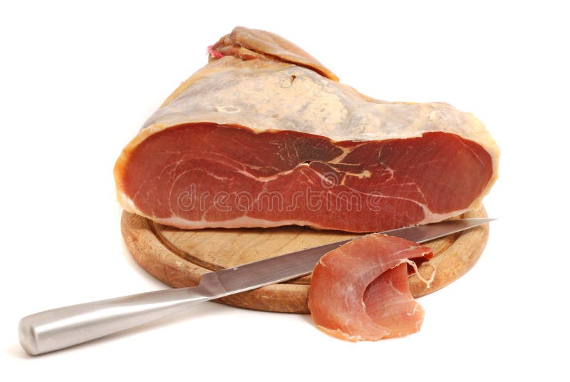 Presunto Espanhol. Jamon Serrano Foto de Stock - Imagem de ...