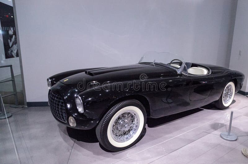 Preto Ferrari 1952 Spyder Inter Barchetta Fotografia Editorial - Imagem ...