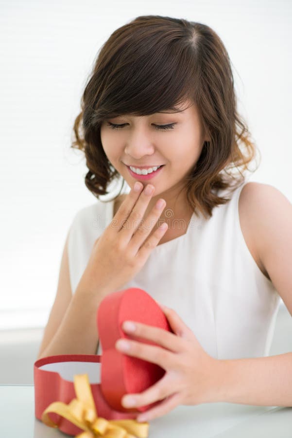 Prettige verrassing stock afbeelding. Image of leuk, liefde - 28360981