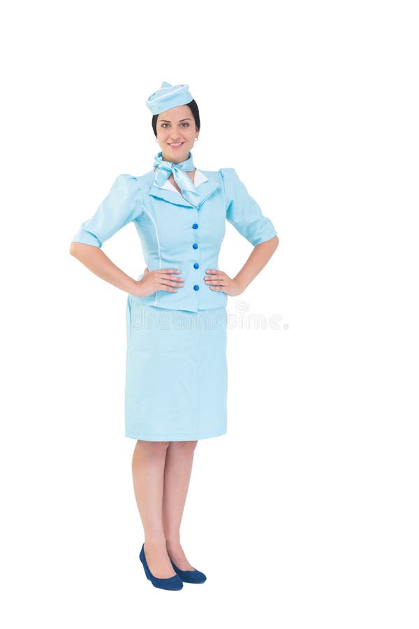 Hostess smiling stock photo. Image of portrait, airport - 4764096