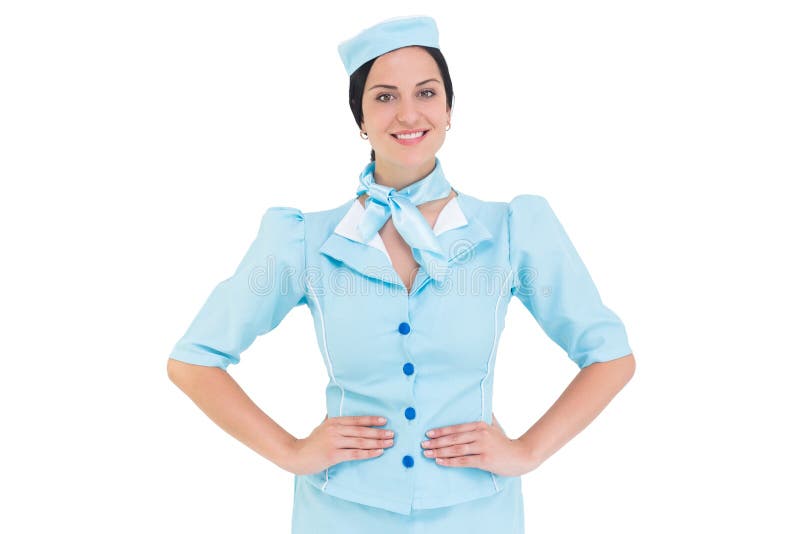 Hostess smiling stock photo. Image of portrait, airport - 4764096