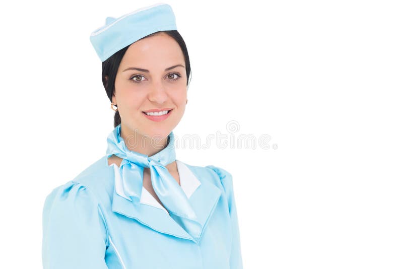 Hostess smiling stock photo. Image of portrait, airport - 4764096