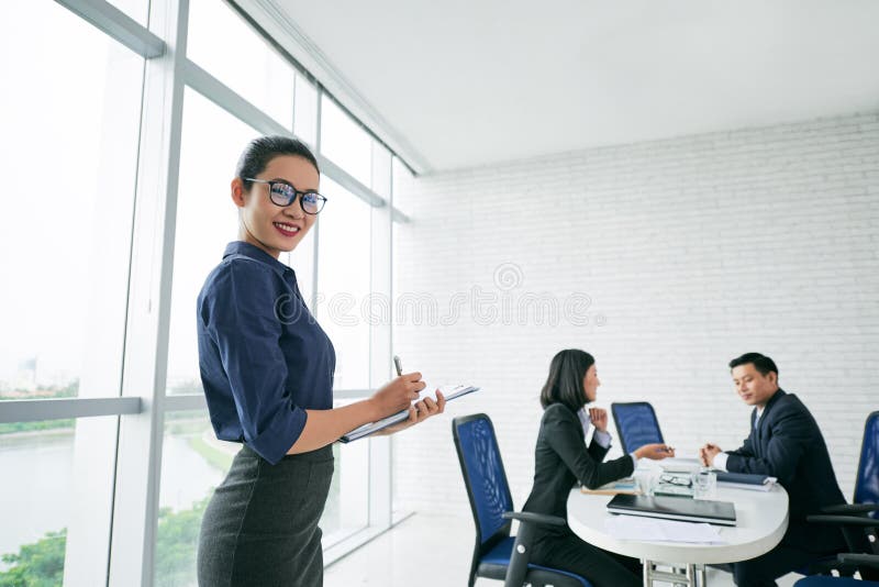 Pretty assistant stock photo. Image of women, lady, business - 78003146
