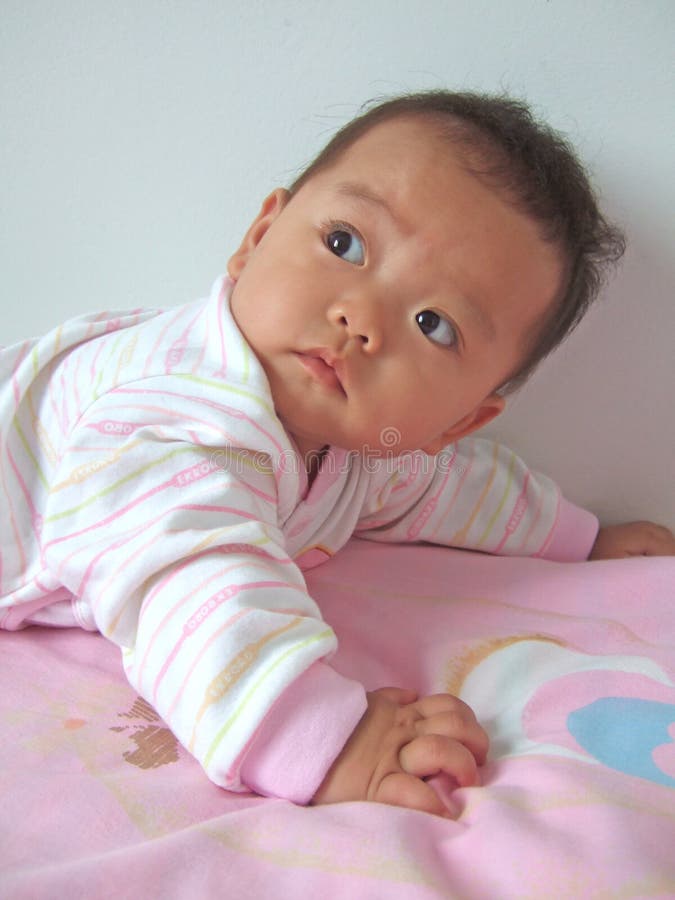 Pretty baby stock photo. Image of happy, finger, background - 6549268