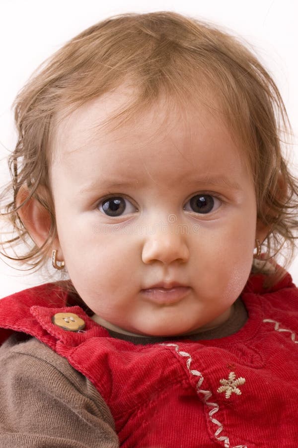 Pretty baby girl stock image. Image of innocence, look - 16912023