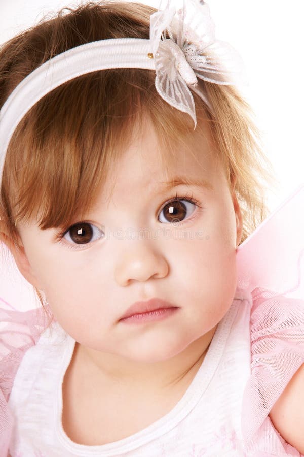 Pretty baby girl stock image. Image of portrait, beautiful - 28047159