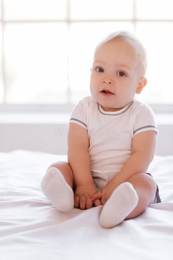 Pretty baby. stock image. Image of innocence, interior - 39141145