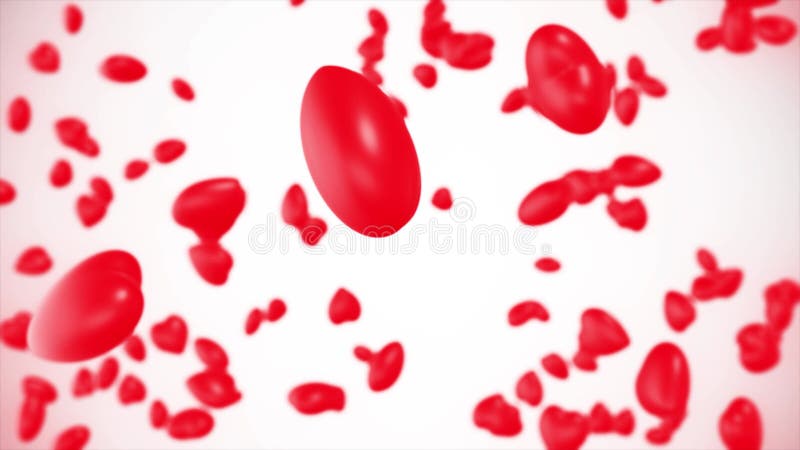 A Pretty Background of Red Colored Hearts Flying in Different ...