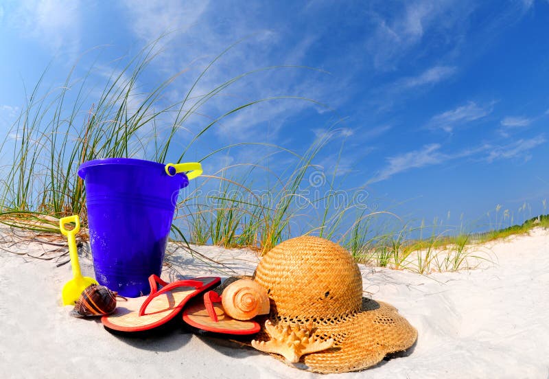 Pretty beach accessories stock photo. Image of relax, resort - 6039044