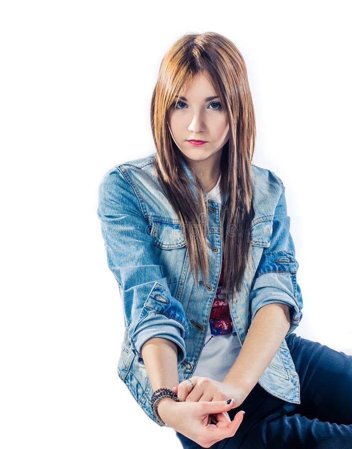 Female Outdoor Torso Shot in Profile Stock Image - Image of liquid ...