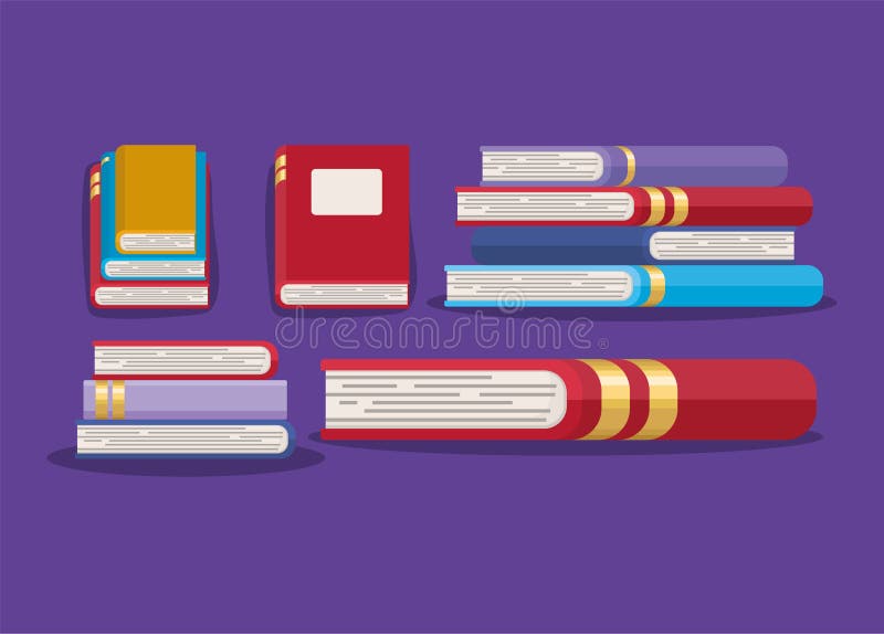 Pretty books design stock vector. Illustration of paperwork - 229018362