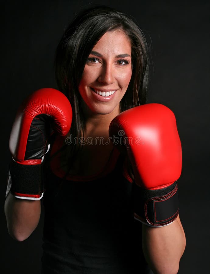 Pretty Boxer stock photo. Image of gloves, pretty, fighter - 18876202