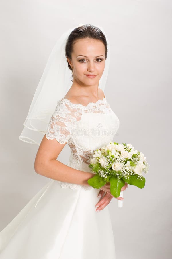 Young bride stock photo. Image of gown, golden, finally - 1798692
