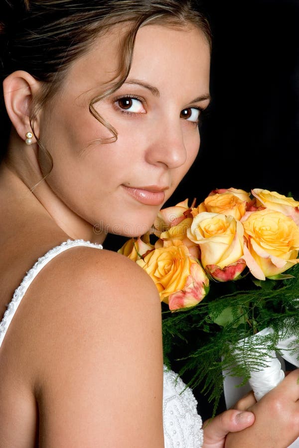 Pretty Bride stock photo. Image of women, love, bouquet - 2853232