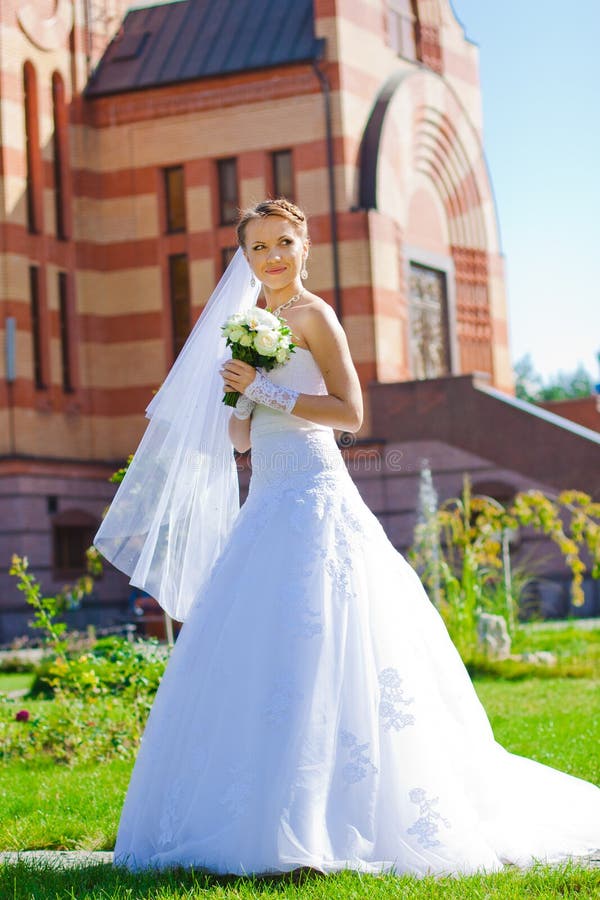 Pretty bride stock photo. Image of excited, innocent - 34186530