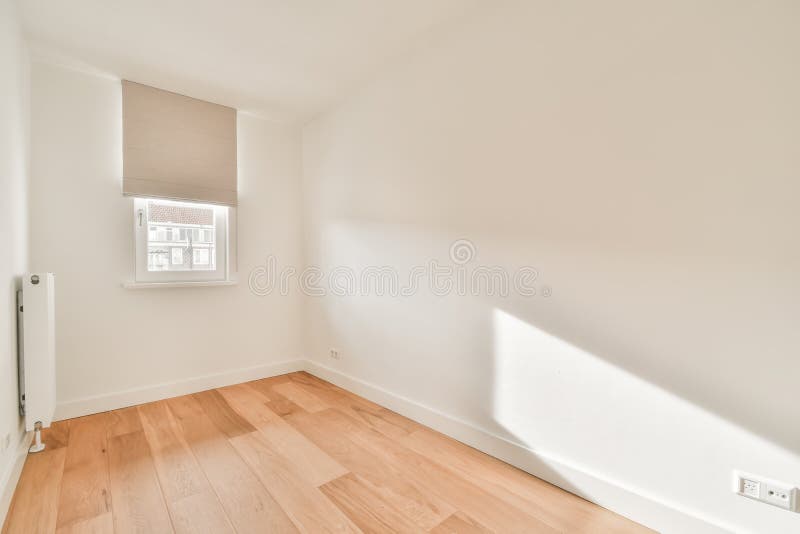 Pretty bright empty room stock image. Image of architecture - 235340733