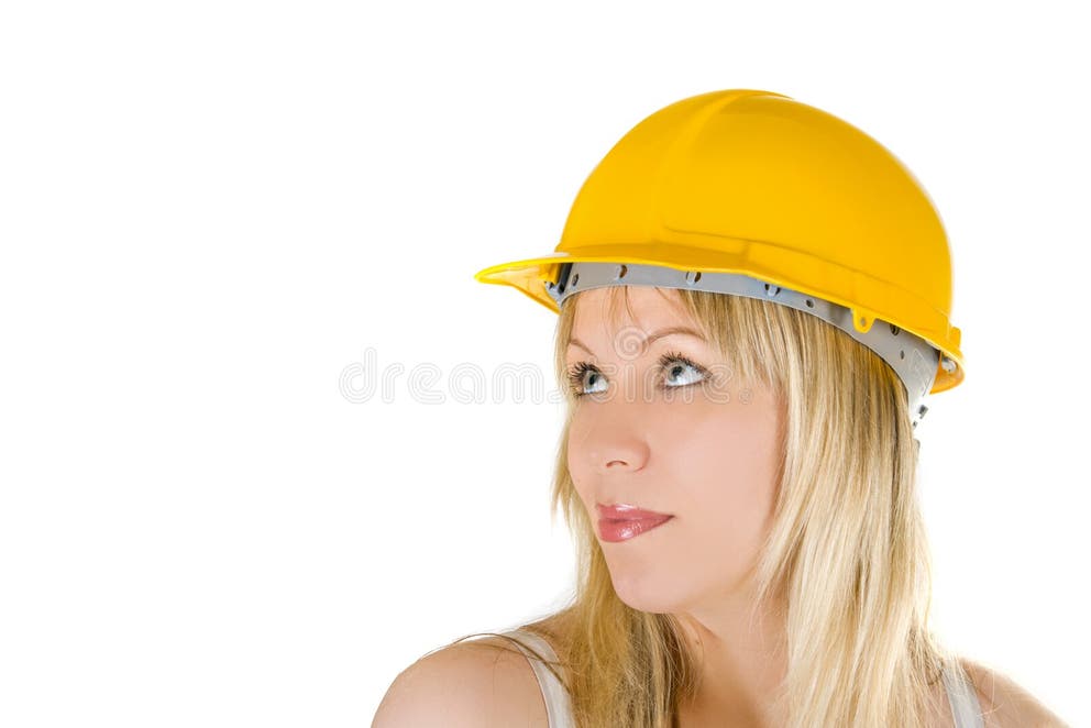 Pretty builder stock image. Image of beautiful, builder - 11722763