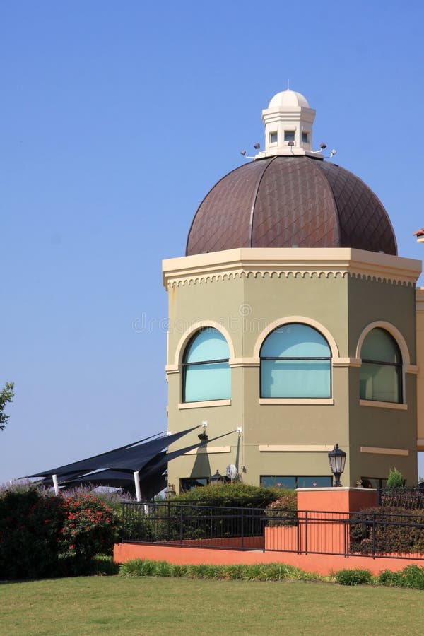 Pretty building with dome stock image. Image of building - 24888483