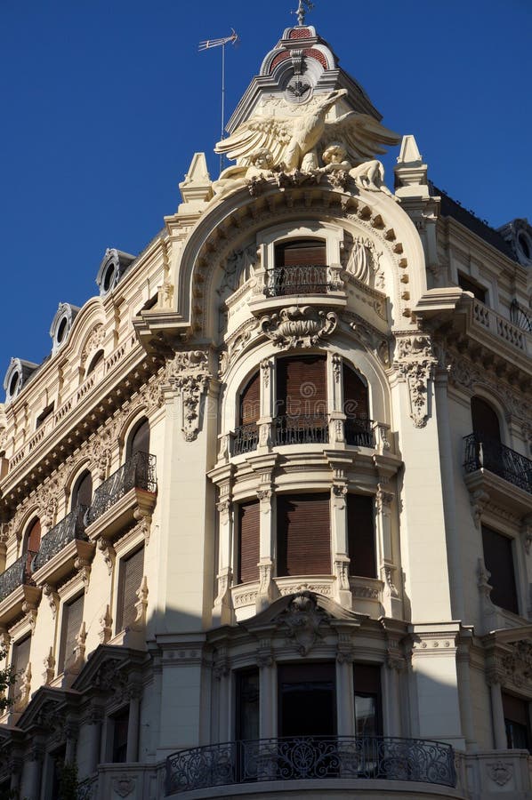 Pretty Building in Granada Spain Stock Image - Image of granada ...