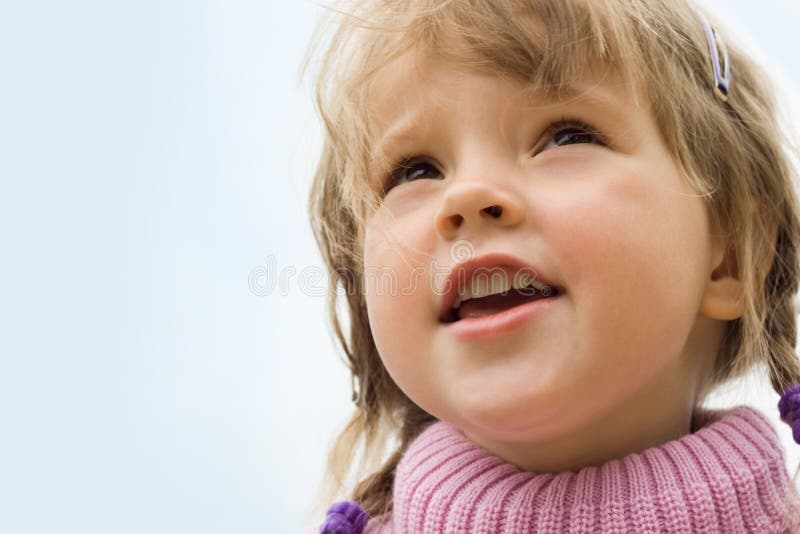 Pretty child stock image. Image of nice, closeup, daughter - 10739751