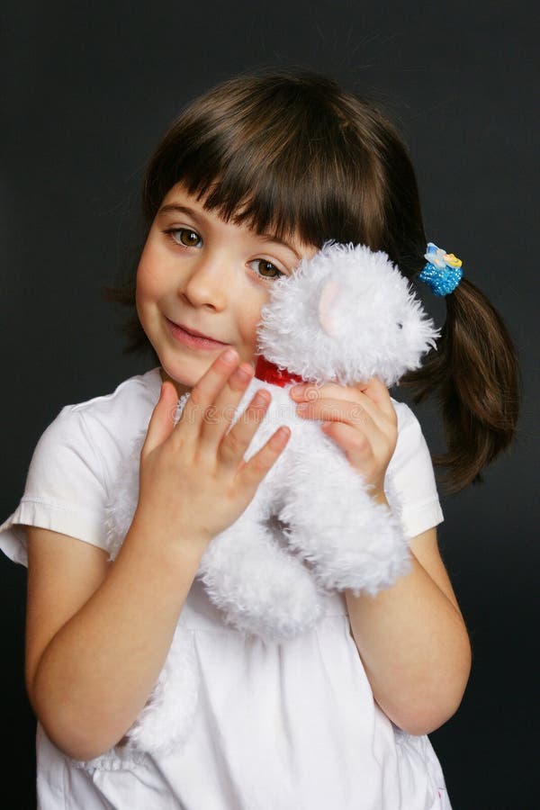 Pretty Child stock image. Image of eyes, white, black - 7754053